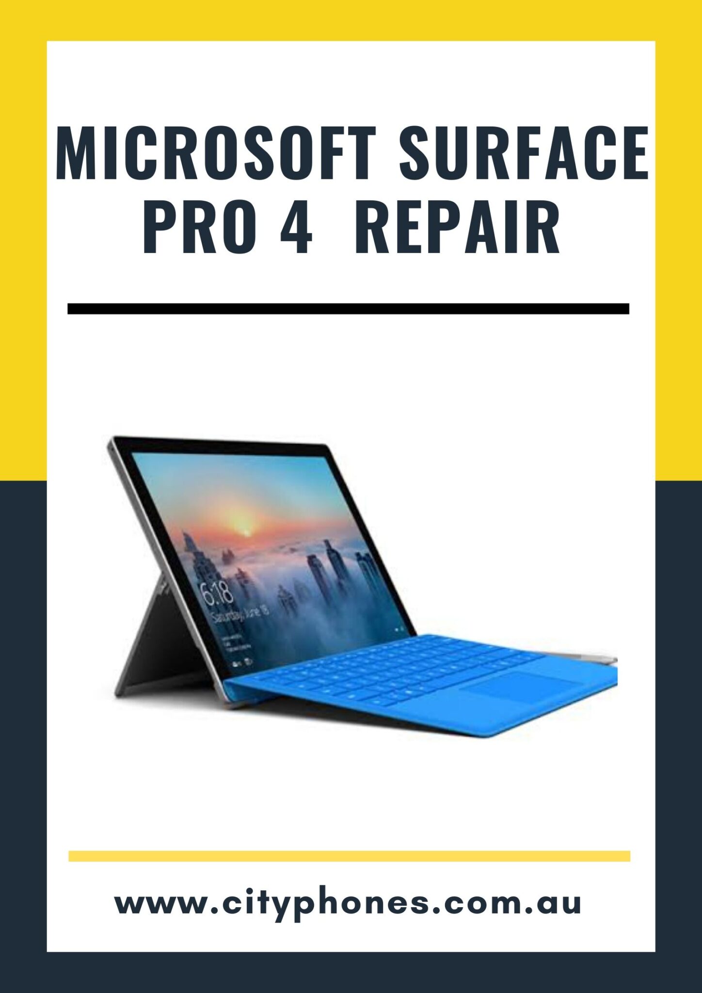 Microsoft Surface Pro 4 Screen Repair in Melbourne