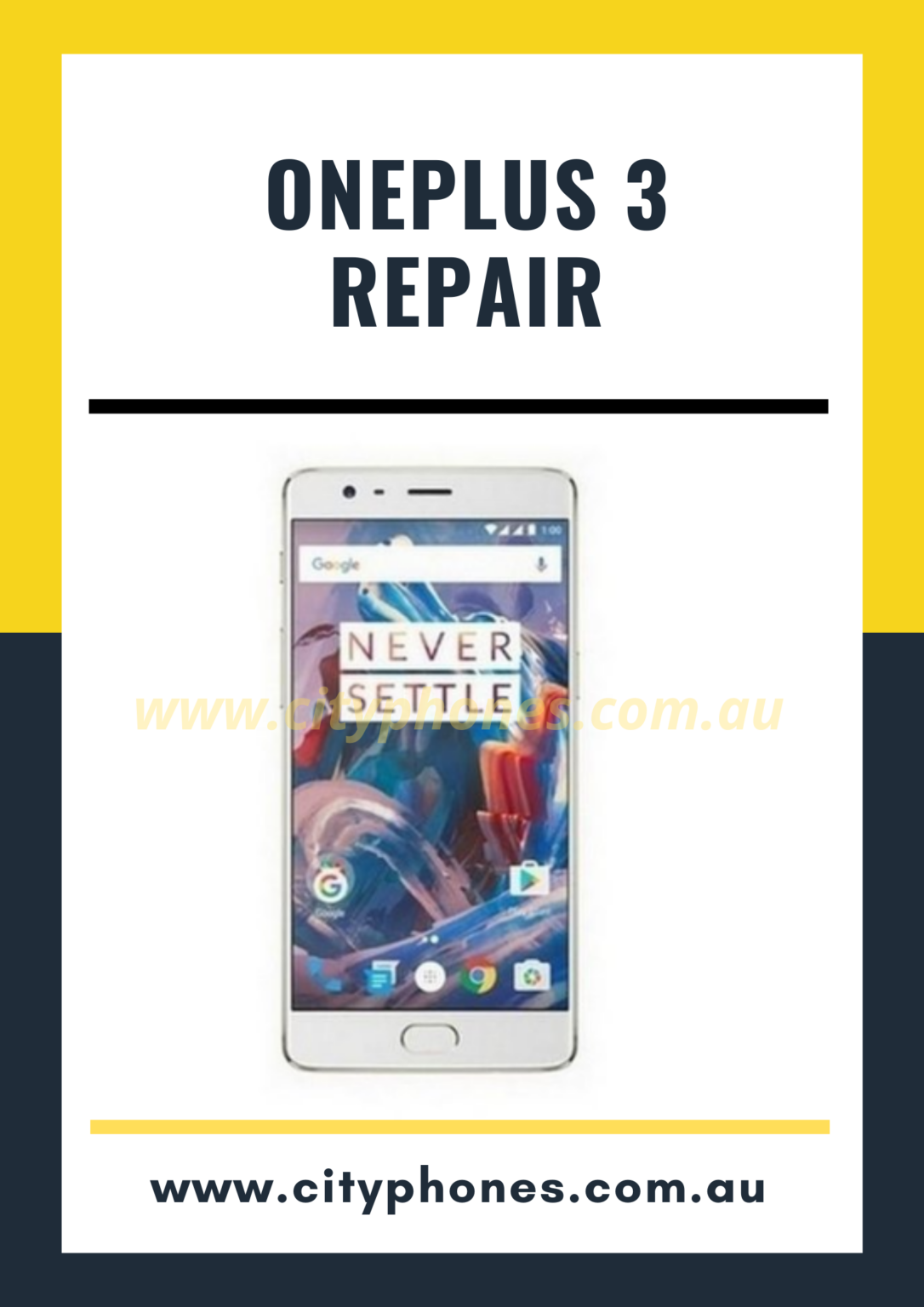 OnePlus 3 Screen Repair in Melbourne