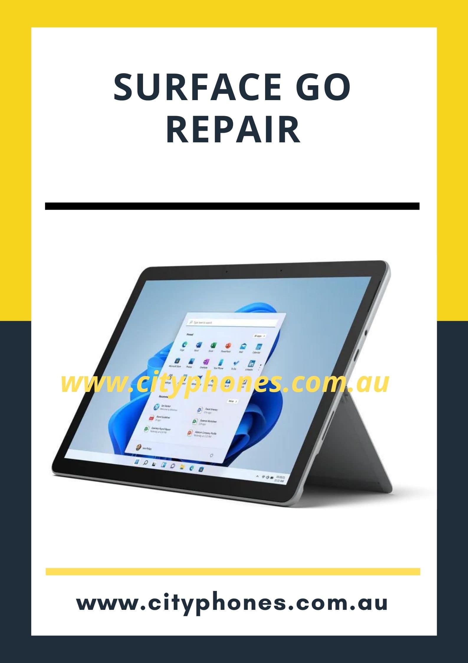 Microsoft Surface Pro X Screen Repair in Melbourne | City Phones