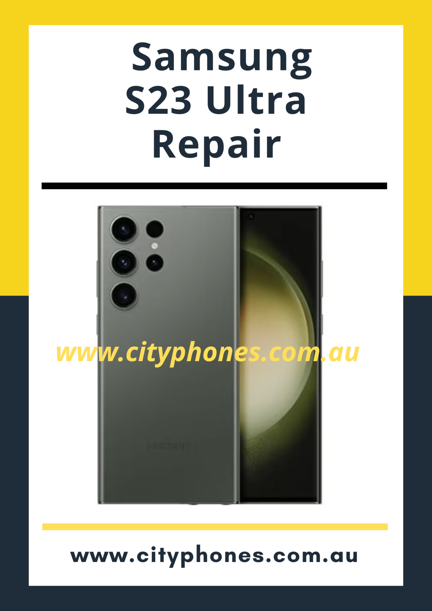 Samsung S23 Ultra Screen Repair Melbourne and Battery Repair