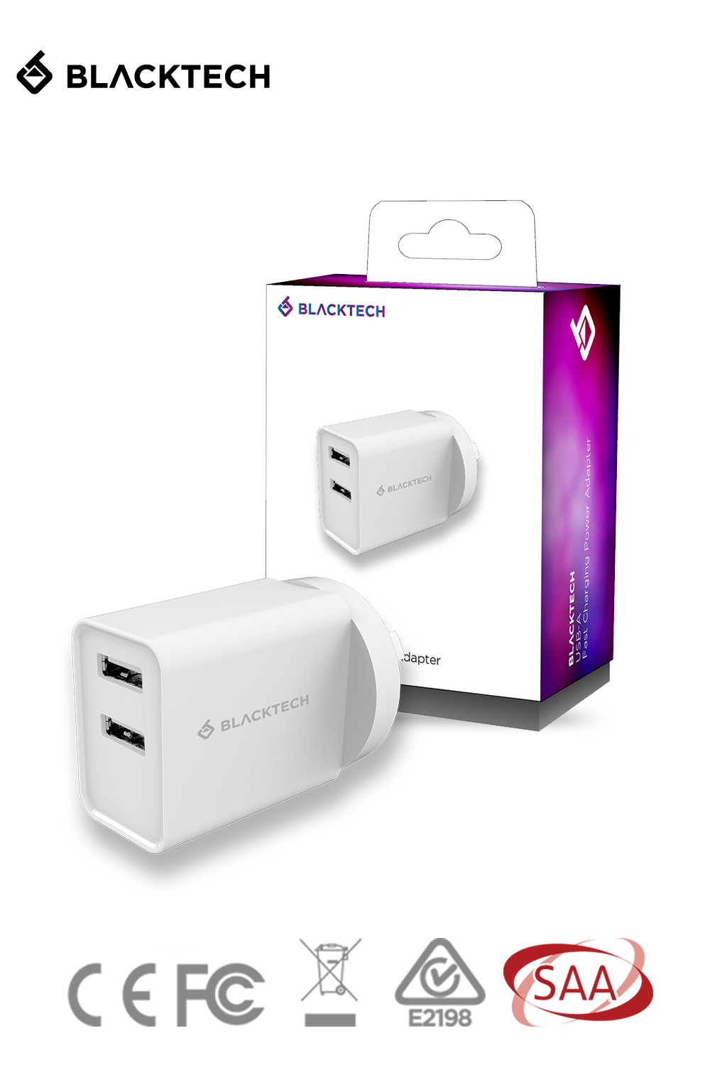 Mobigo Dual USB Fast Home Charger for IPHONE and Samsung
