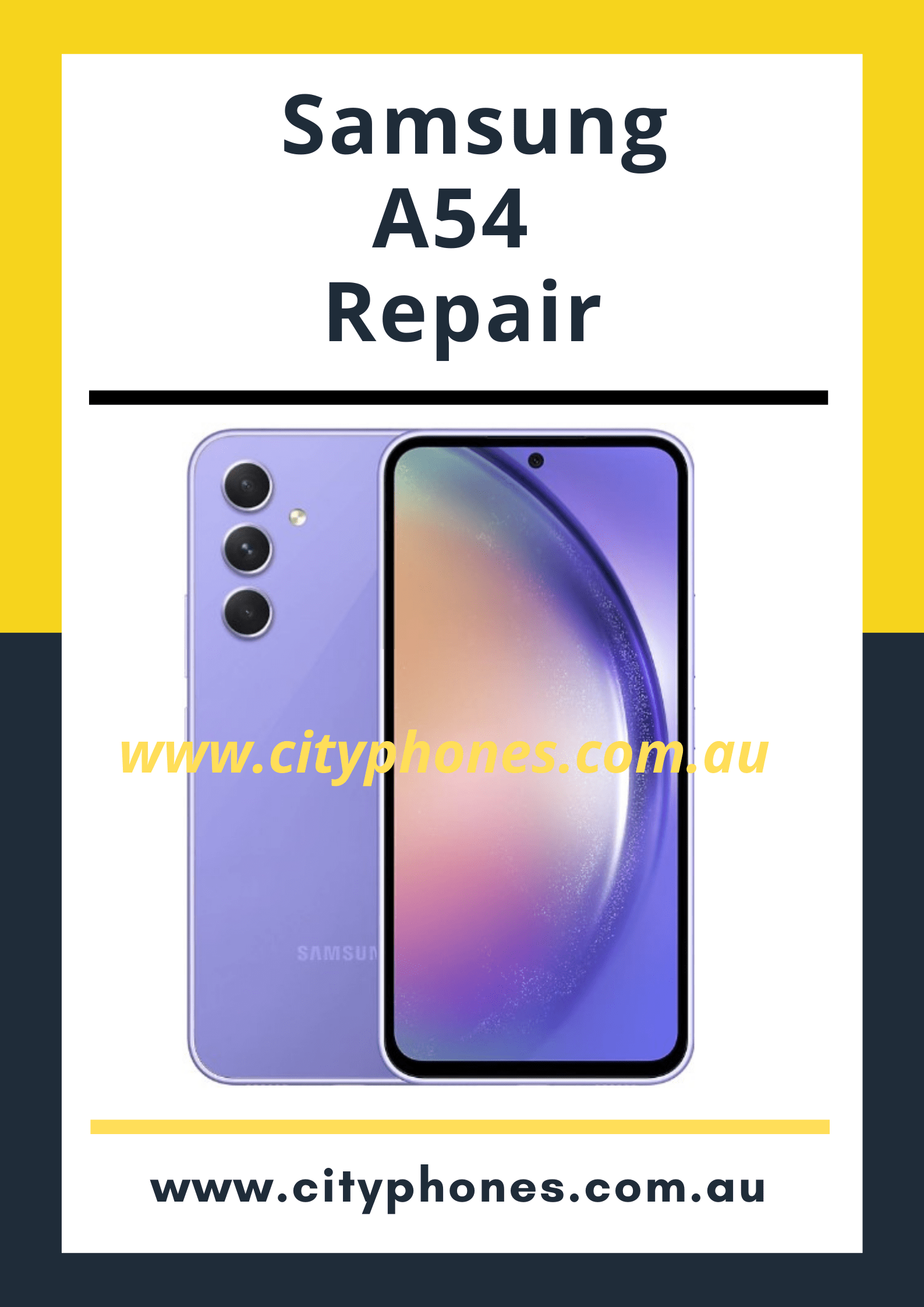 Samsung Galaxy A54 Screen Repair Melbourne