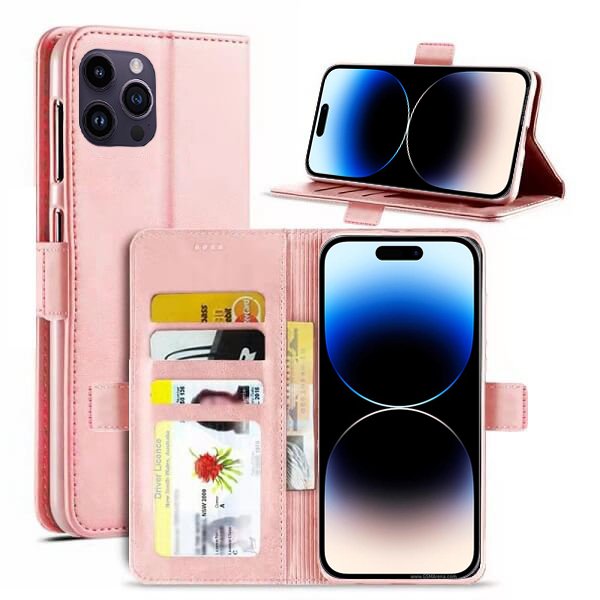 IPHONE 14 Pro Mercury Bluemoon Diary Case Rose Gold